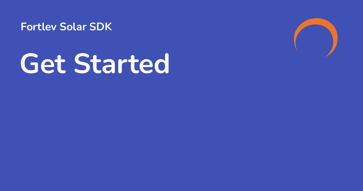 Fortlev Solar SDK